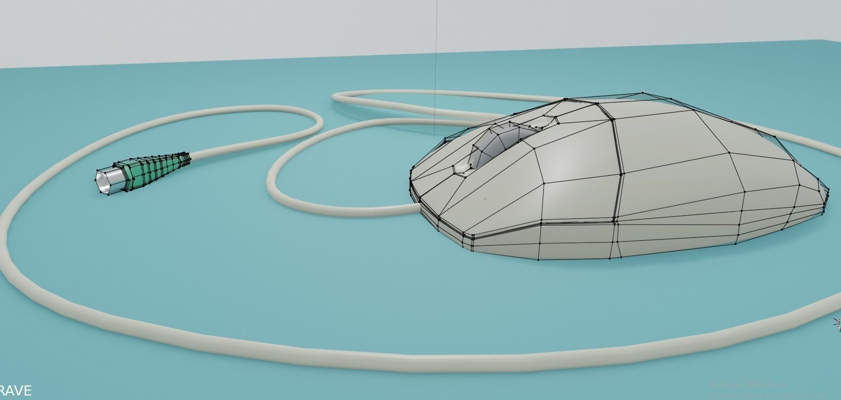 3D model 90s desktop mouse VR / AR / low-poly | CGTrader