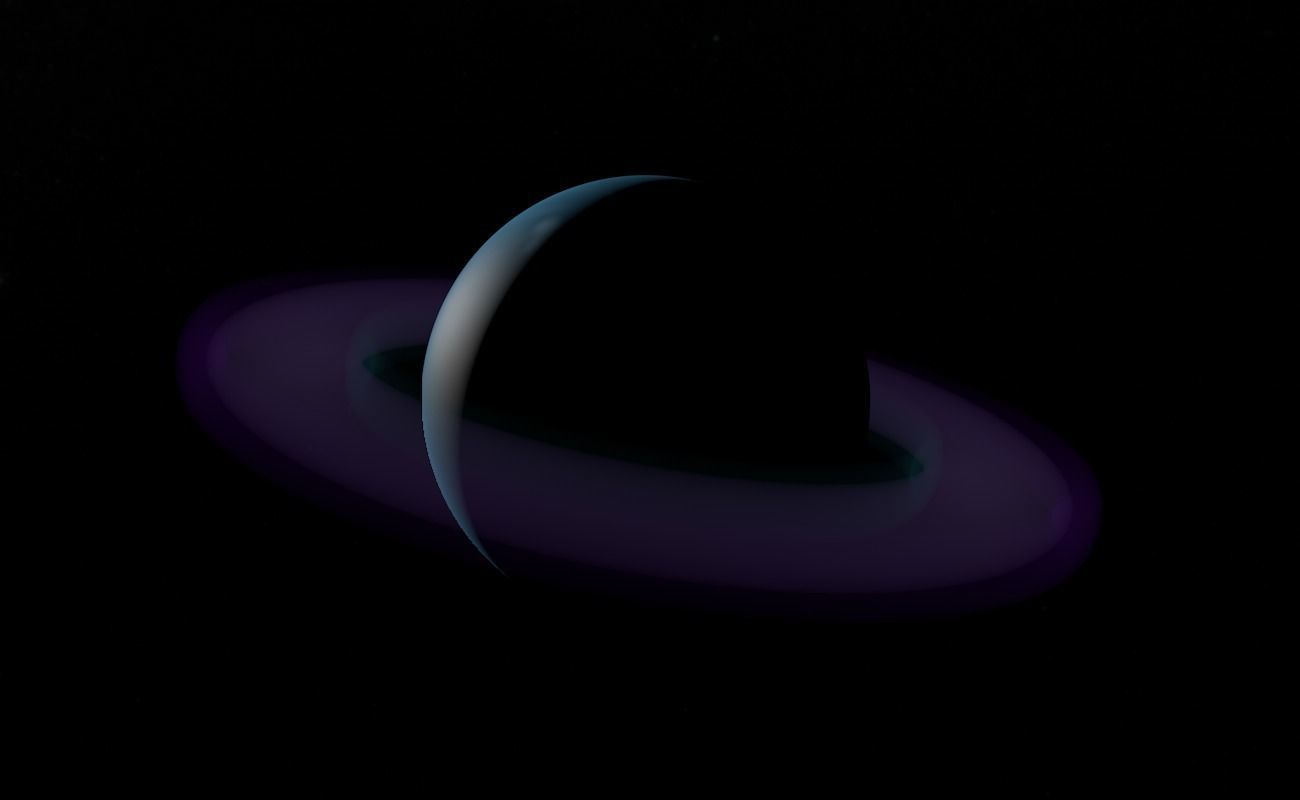 Uranus planet 3D model animated | CGTrader