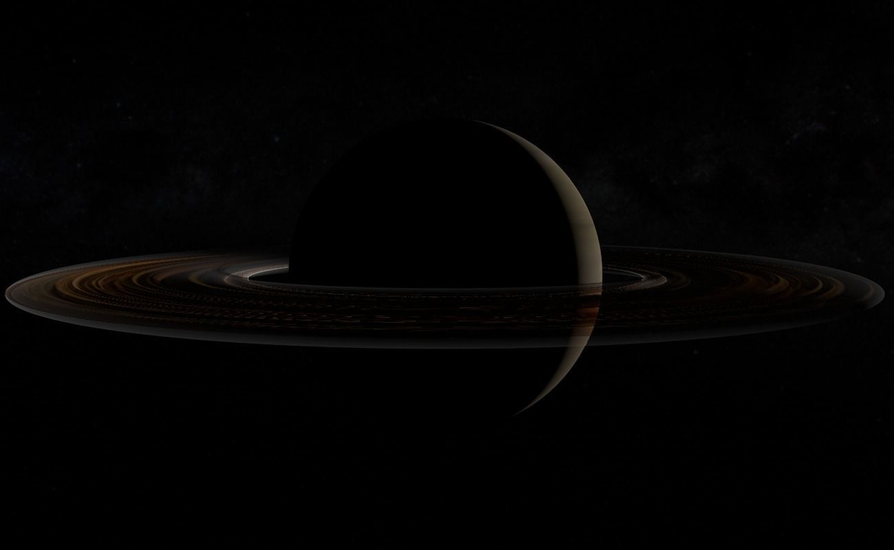 Planet Saturn 3D model animated | CGTrader