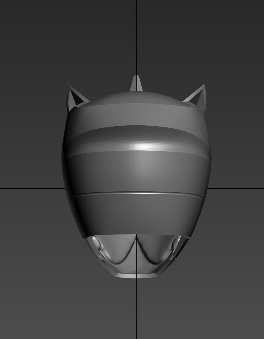 Power Rangers Jungle Fury Rhino Ranger GekiChopper Helmet 3D model 3D ...