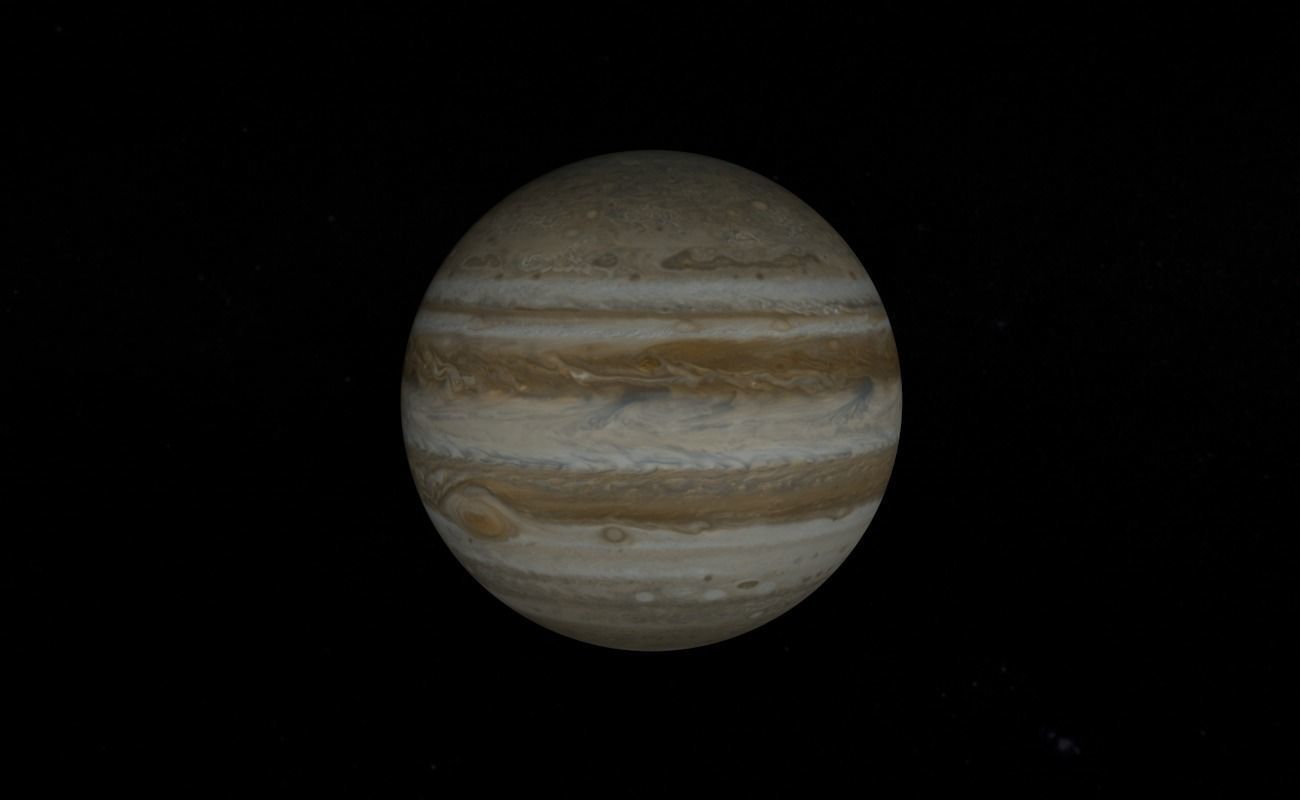 Planet Jupiter 3D model animated | CGTrader