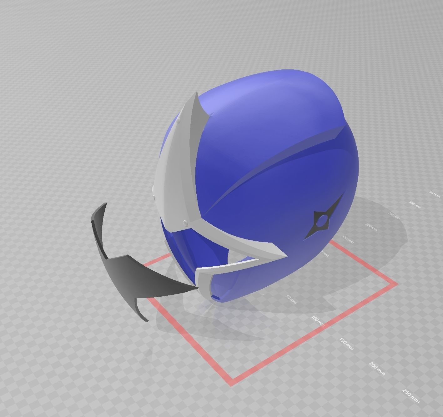 Power Rangers Blue Ninja Steel Ranger Ninninger Helmet 3D model 3D ...