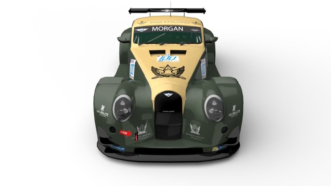 3D model Morgan Aero SuperSports GT3 VR / AR / low-poly | CGTrader