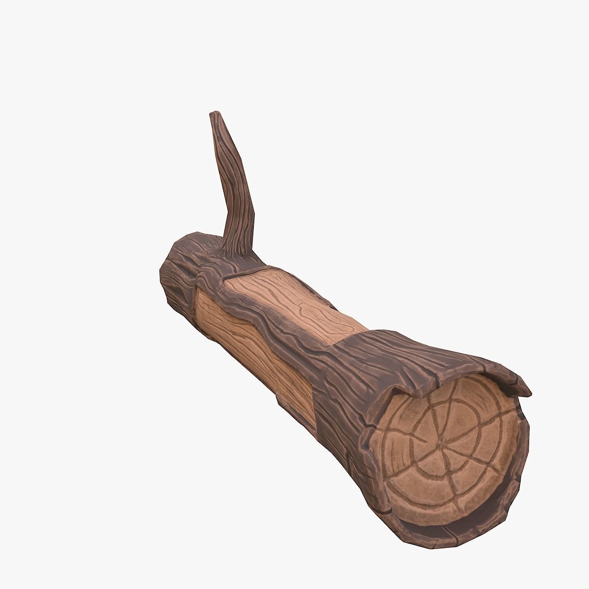 Cartoon snag 3D model | CGTrader