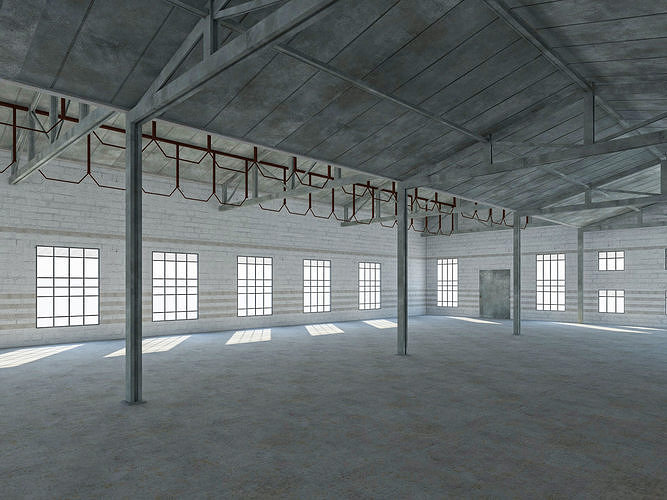 Factory 3D model | CGTrader