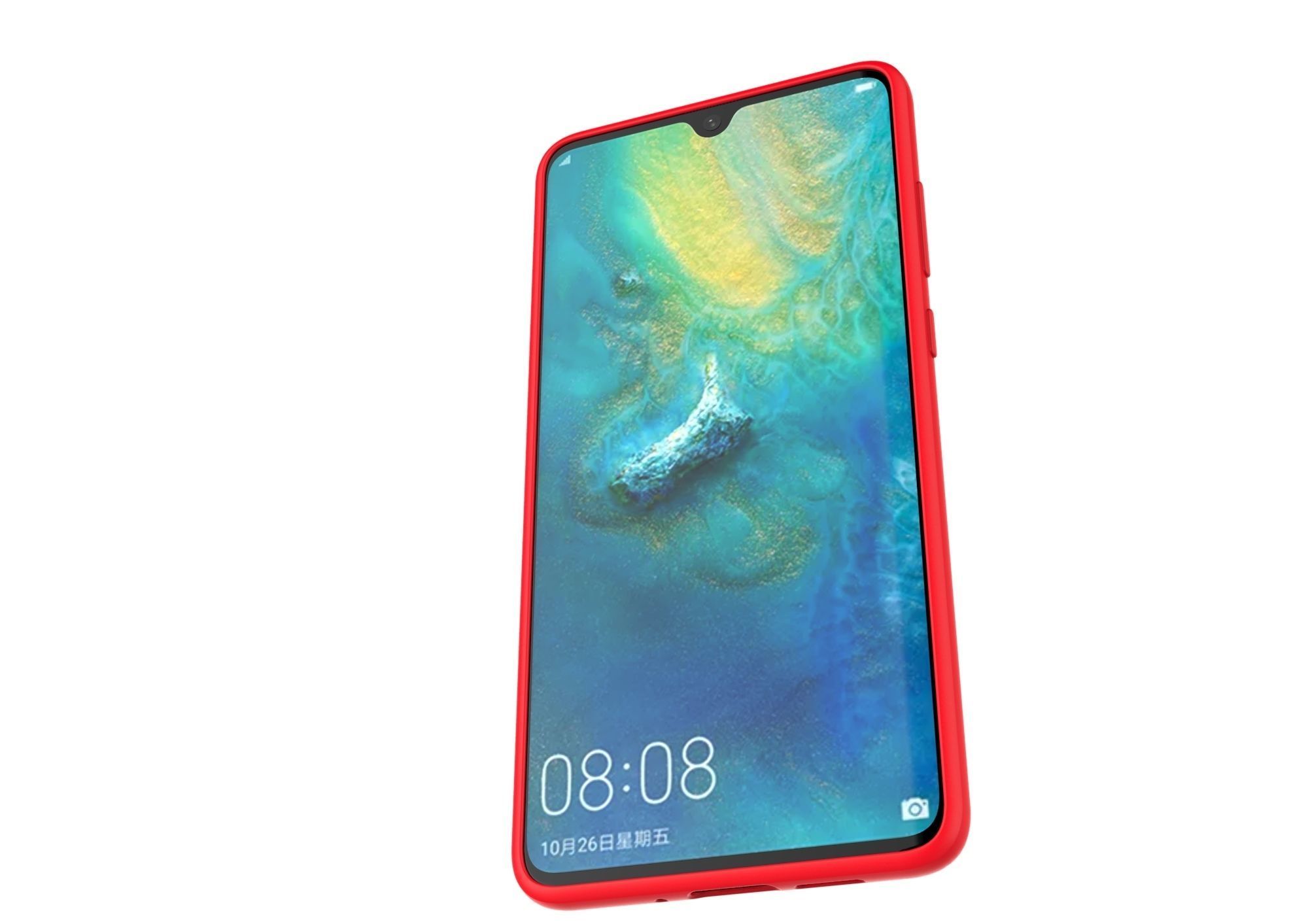 HUAWEI MATE20 red case customizable design 3D model 3D printable | CGTrader