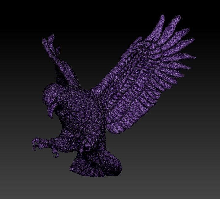 Realistic Flying Bird Eagle Hawk Falcon 3D model 3D printable | CGTrader