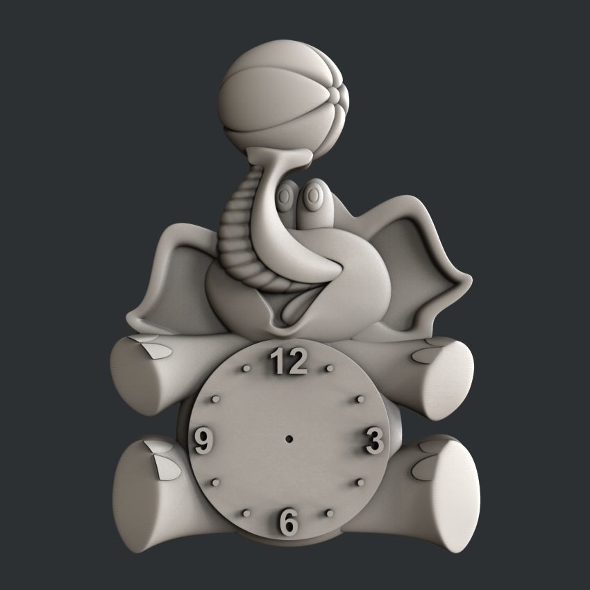 3d STL models for CNC router set clocks 3D model | CGTrader