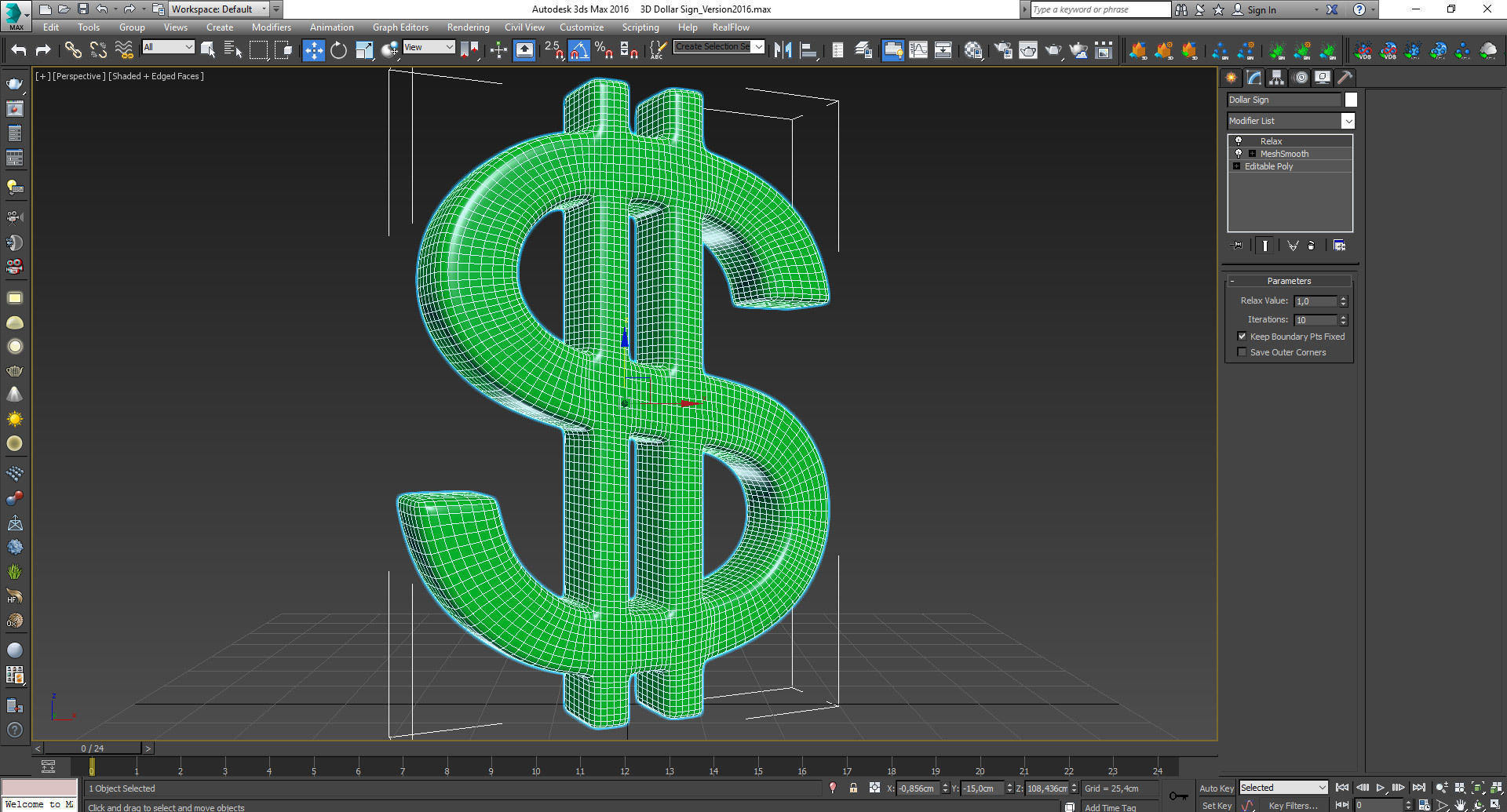Dollar symbol 3D model 3D model | CGTrader