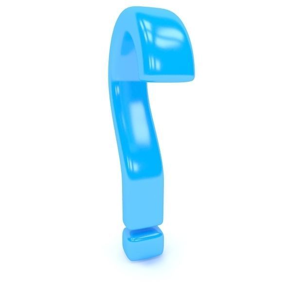 3D model Question mark 3D model VR / AR / low-poly | CGTrader