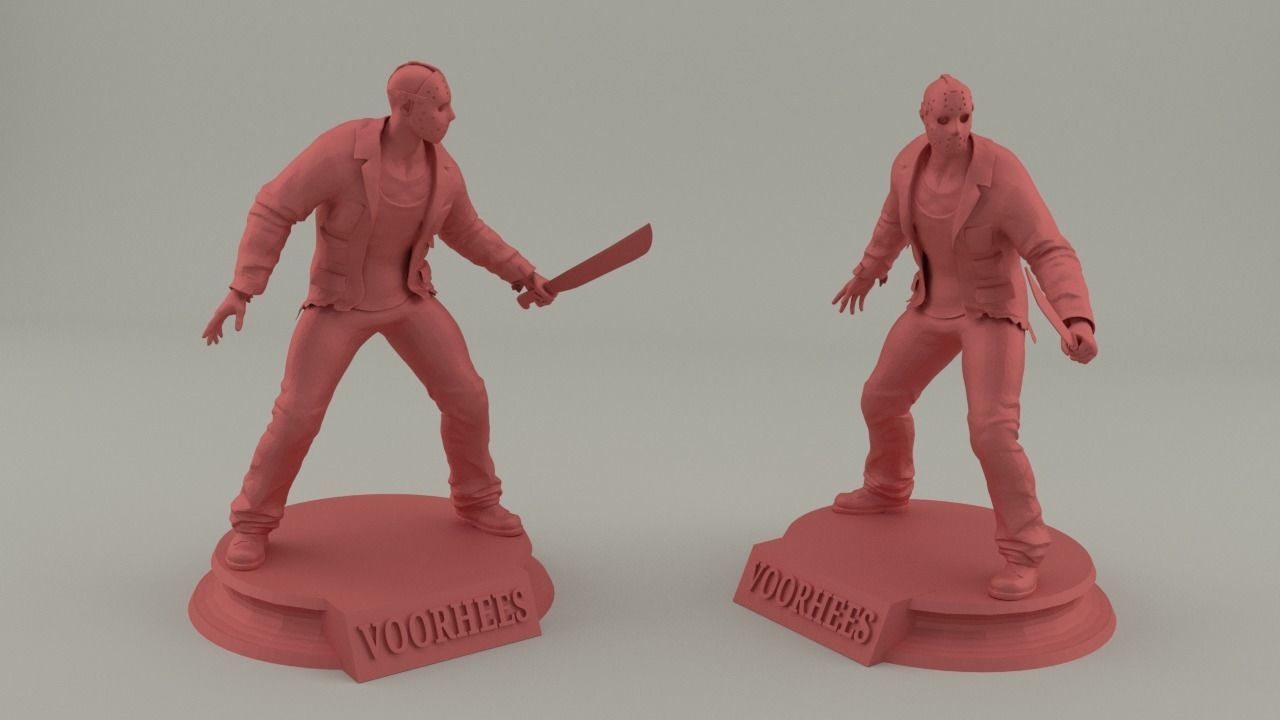 Jason Voorhees 3D model 3D printable | CGTrader