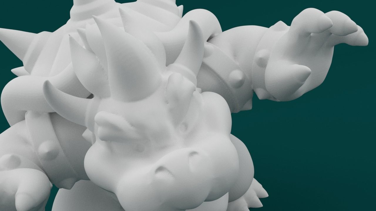 Bowser 3D model 3D printable | CGTrader