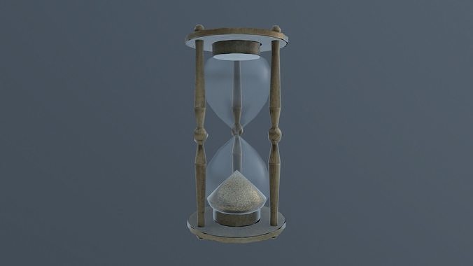 3D model Wooden Sand Clock VR / AR / low-poly | CGTrader