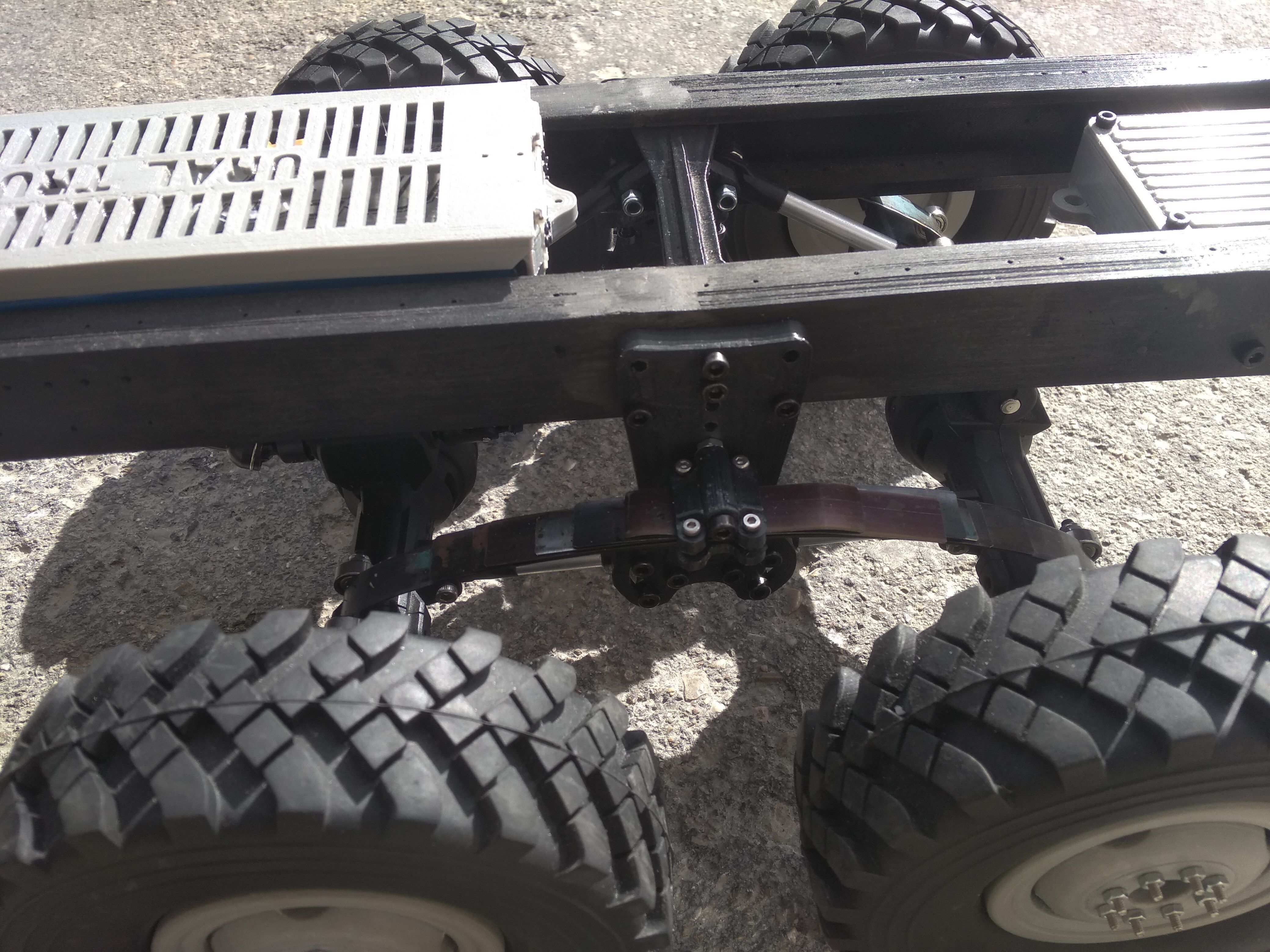 Crawler chasis 6x6 Ural rc truck 3D model 3D printable | CGTrader