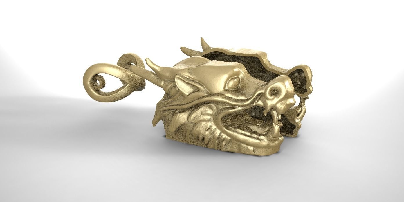 CHINESE DRAGON CHAIN 3D model 3D printable | CGTrader