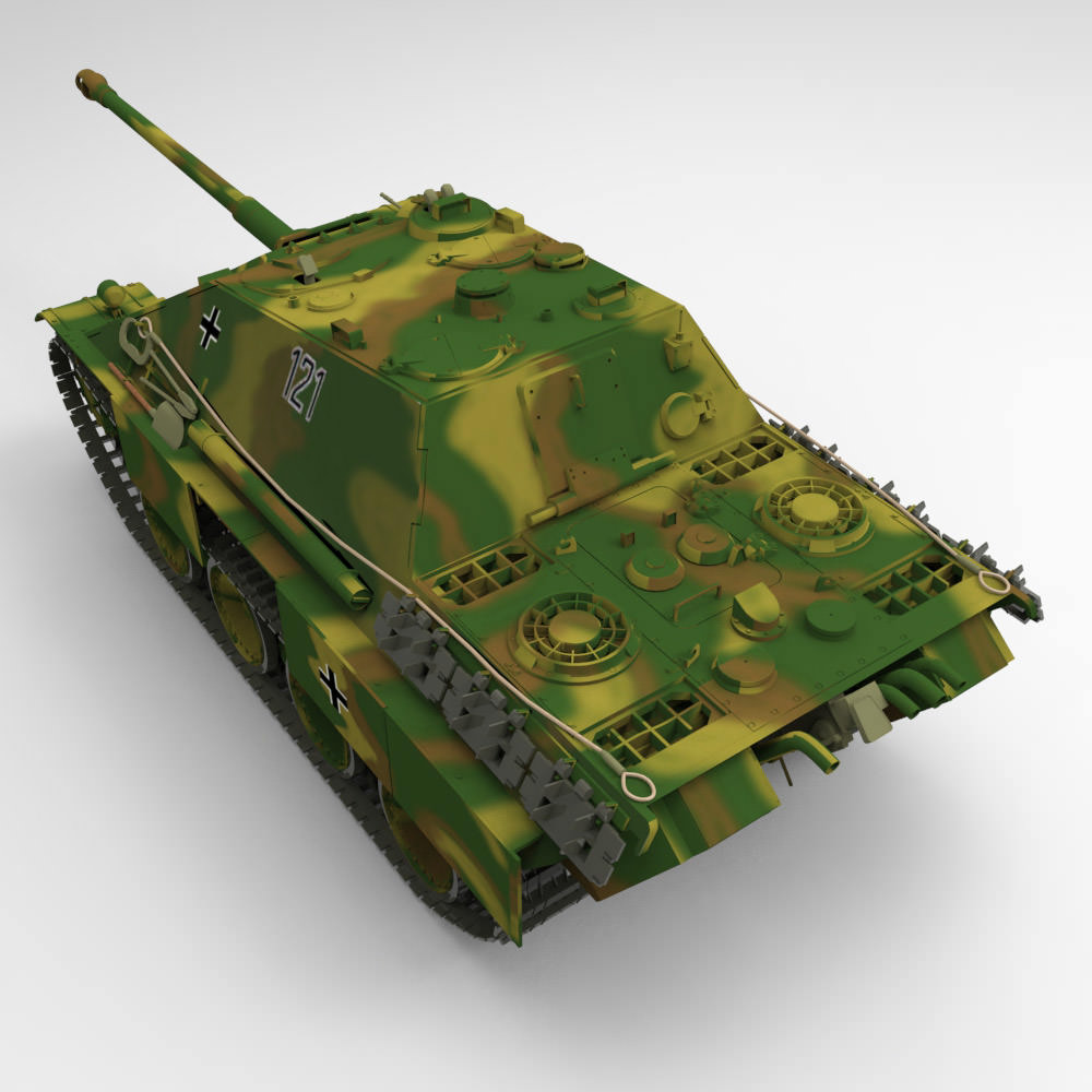 Jagdpanther Tank Destroyer 3D model | CGTrader