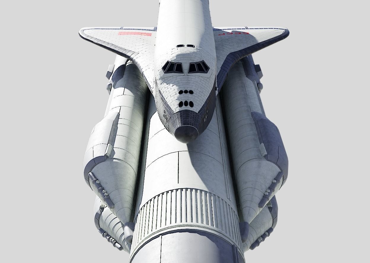 Buran space shuttle 3D model | CGTrader