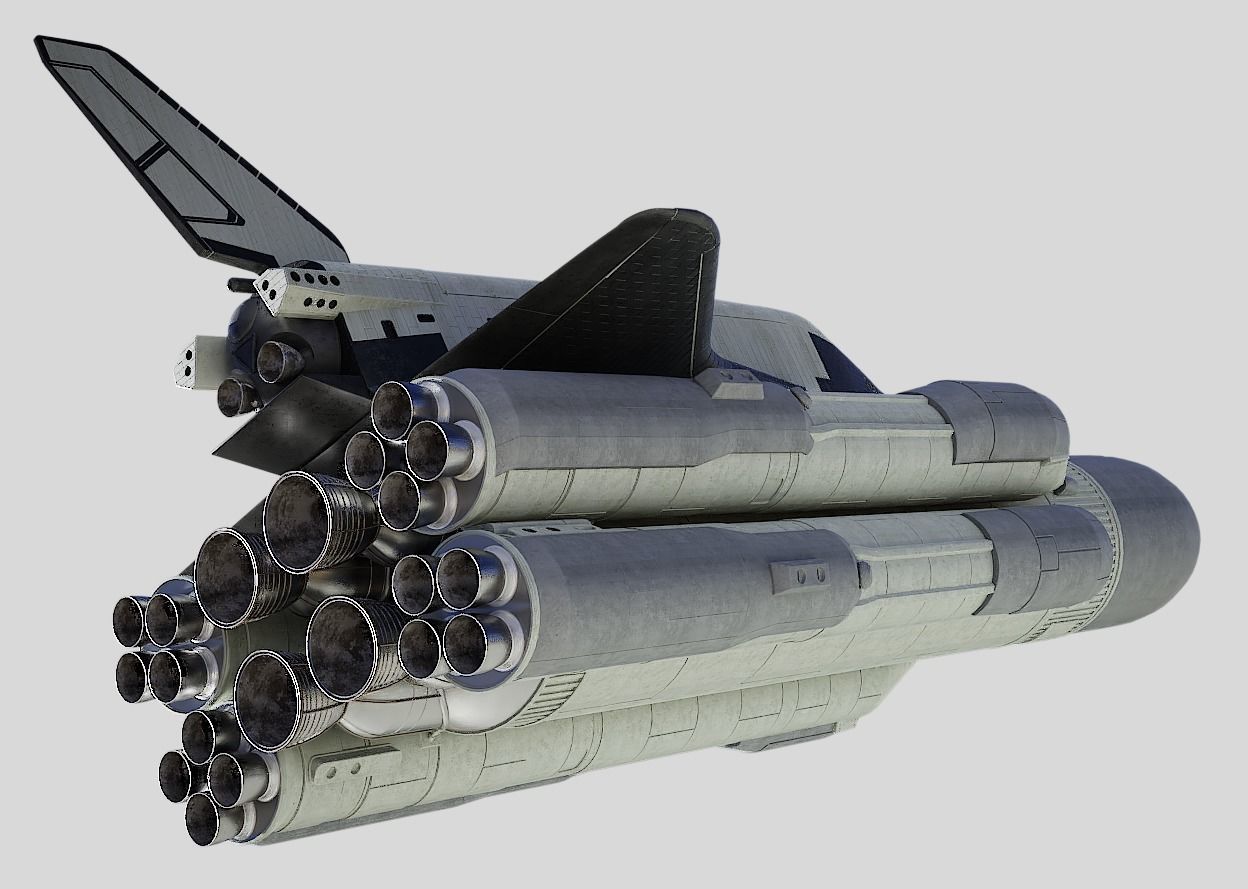 Buran space shuttle 3D model | CGTrader