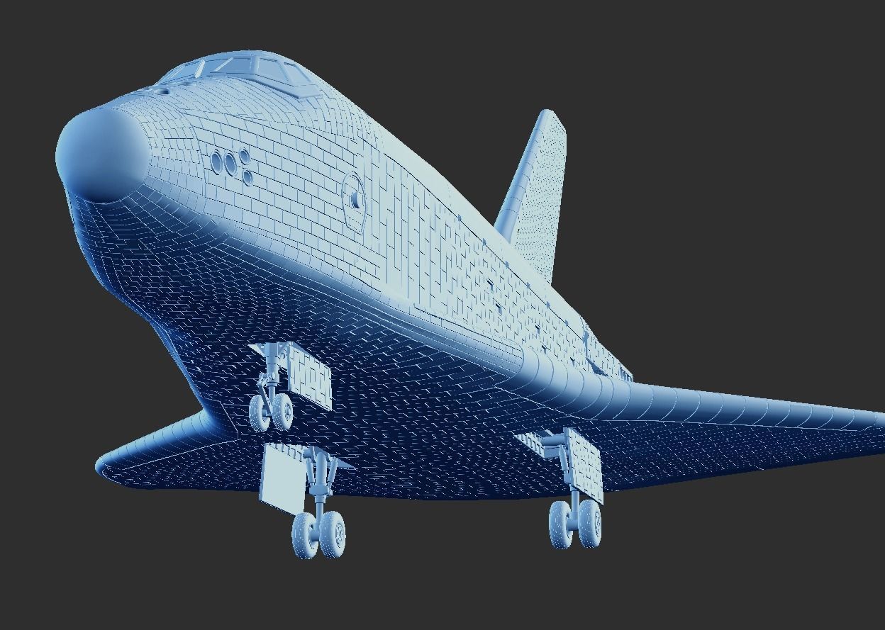 Buran space shuttle 3D model | CGTrader