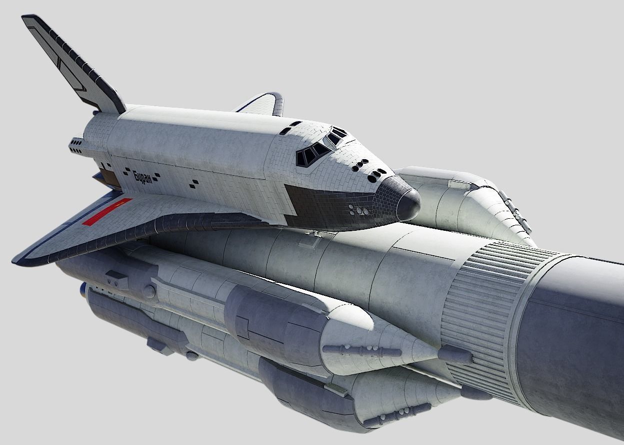 Buran space shuttle 3D model | CGTrader