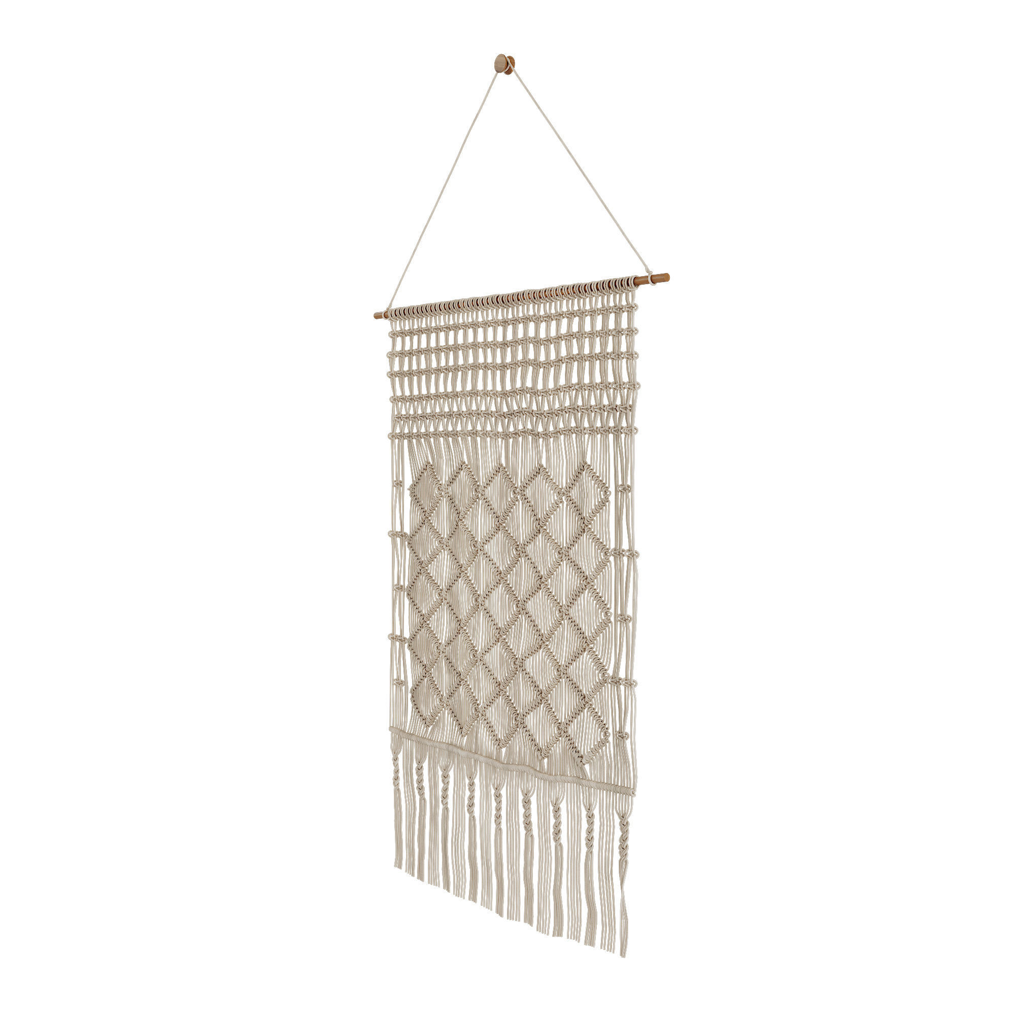 Macrame wall hanging 3D model | CGTrader