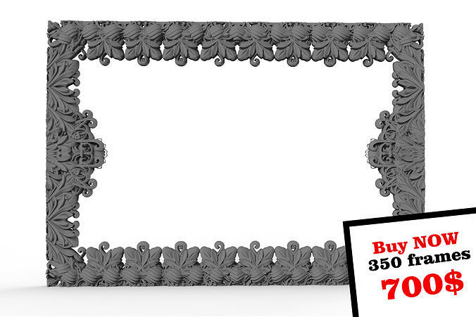 Frame 12 3D model 3D printable | CGTrader
