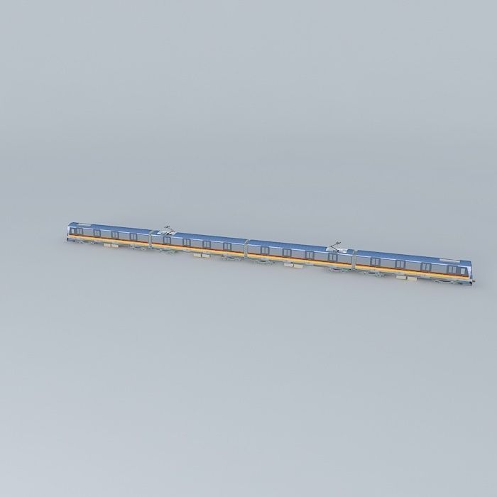 Shanghai Metro Line5 AC04 TrainALSTOM SH Company free 3D model | CGTrader