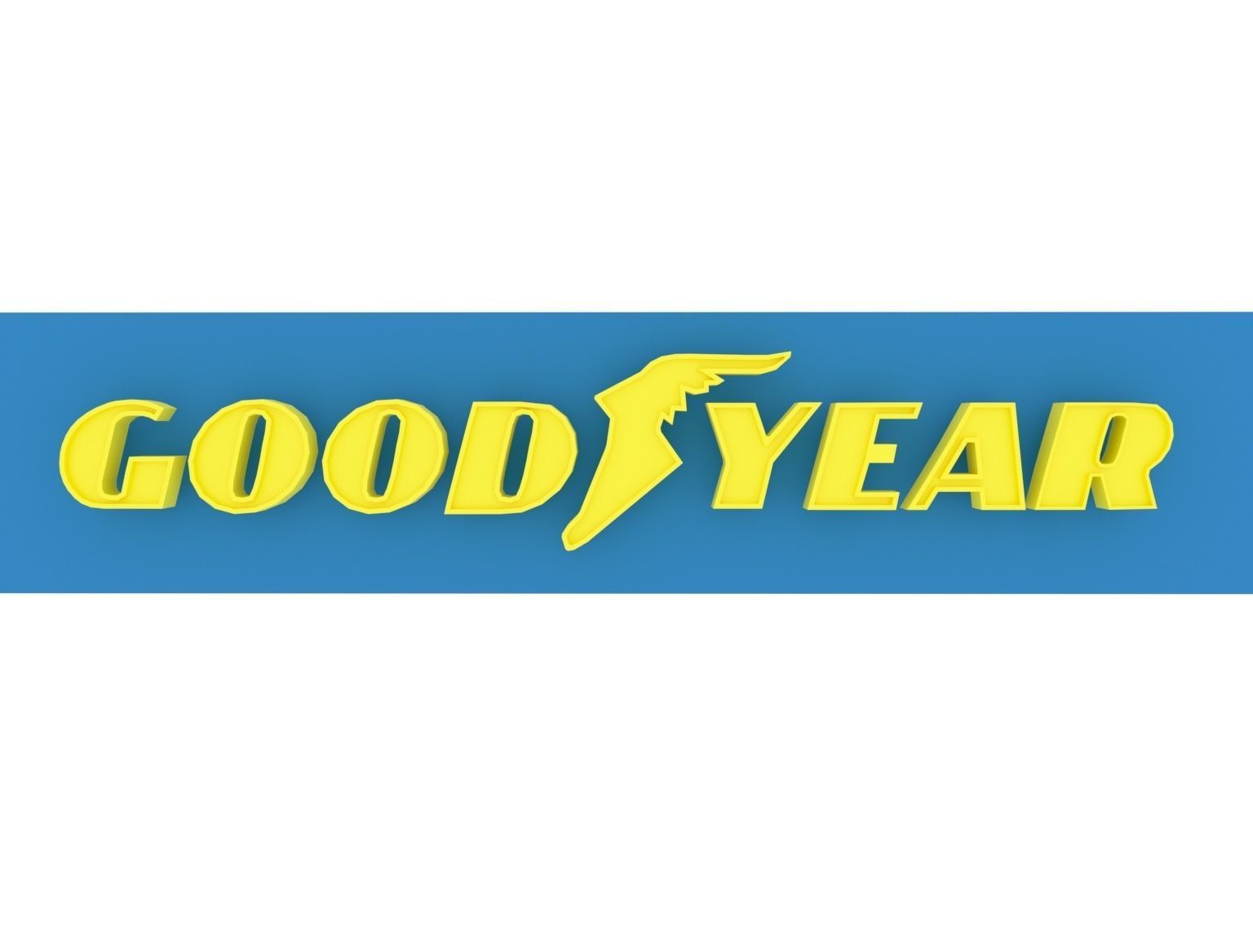 3D model Goodyear logo 3d model VR / AR / low-poly | CGTrader