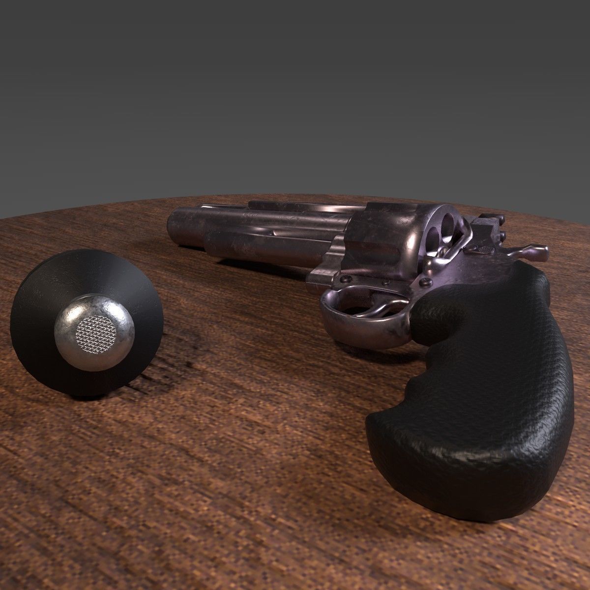 3D model Revolver VR / AR / low-poly | CGTrader