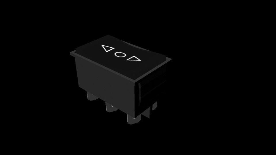 DPDT switch free 3D model | CGTrader