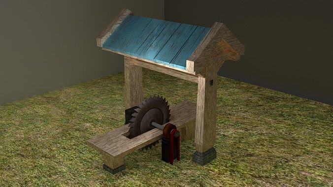 3D model Sawmill VR / AR / low-poly | CGTrader