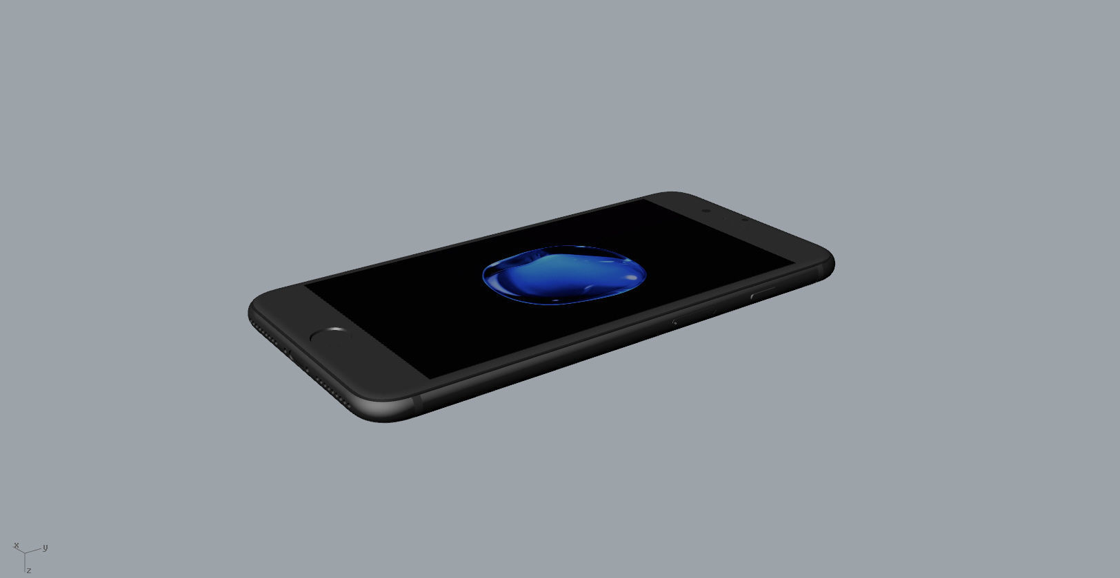Realistic iphone 7 PLUS production 3D model 3D model 3D printable ...