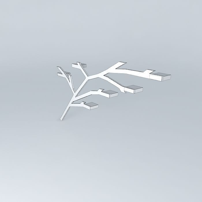tree branch final1 free 3D model | CGTrader