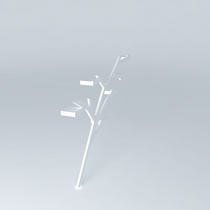 tree branch final1 free 3D model | CGTrader