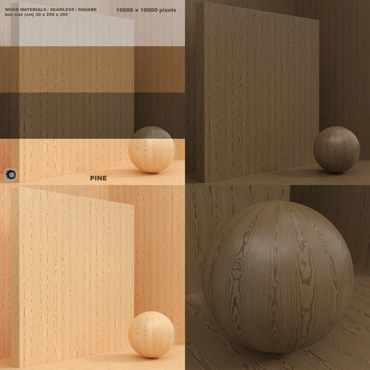 Wood material Pine seamless 3D model | CGTrader