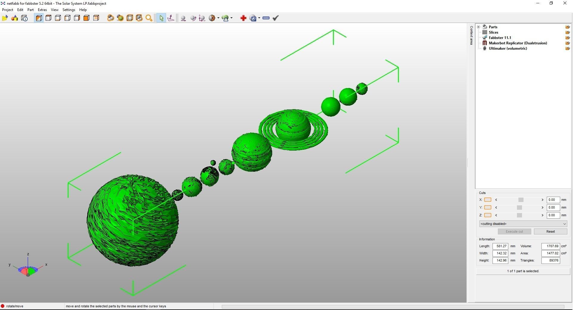 3D model The Solar System Low Poly VR / AR / low-poly | CGTrader