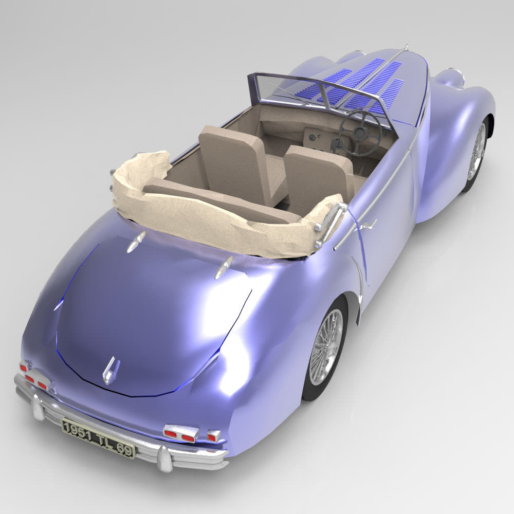 Talbot Lago 3D model | CGTrader