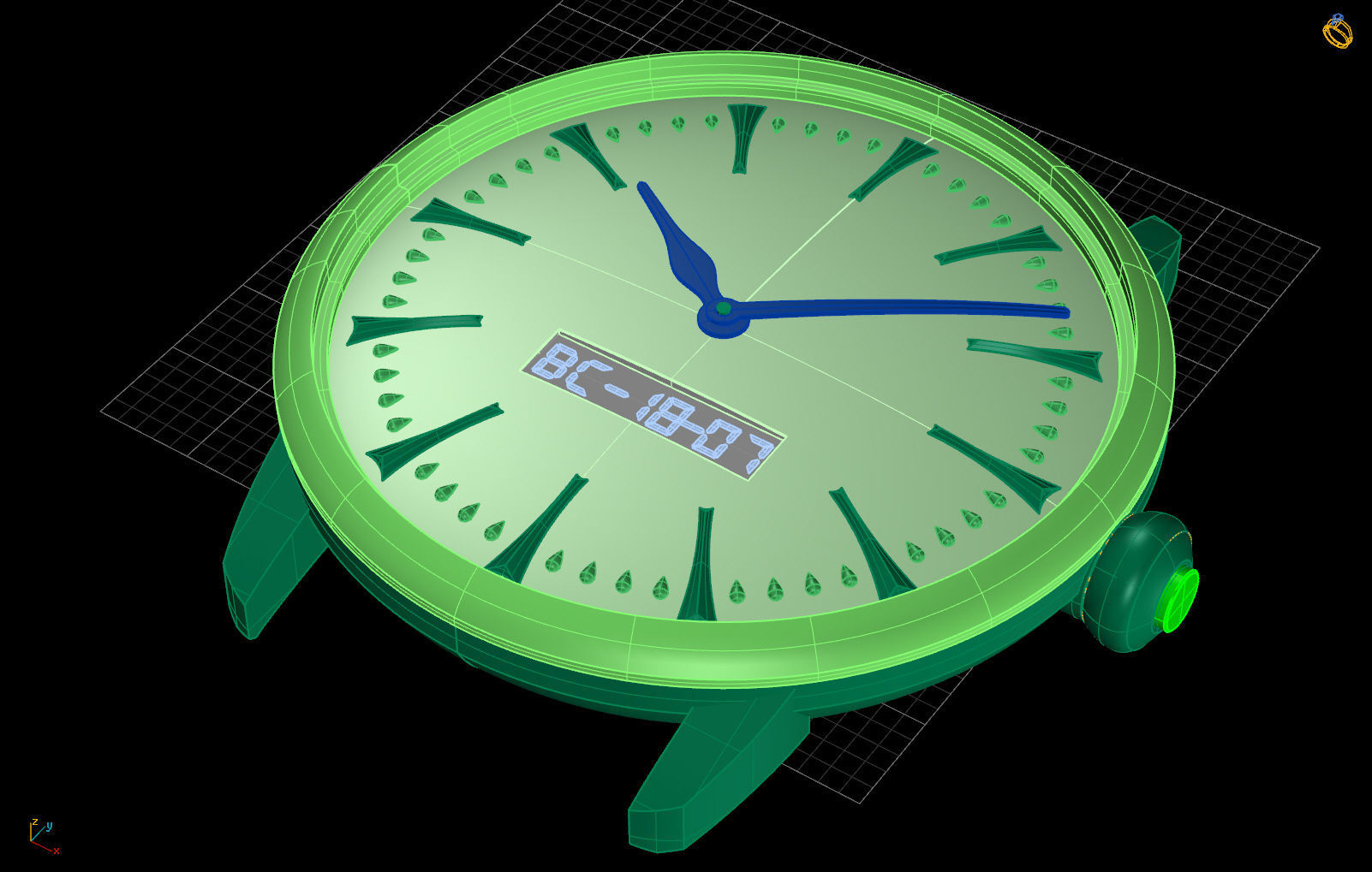 model of classic men watches 3D model 3D printable | CGTrader