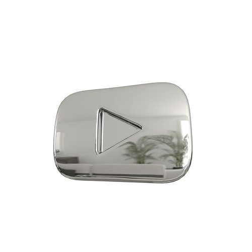3D model Youtube Button 01 VR / AR / low-poly | CGTrader