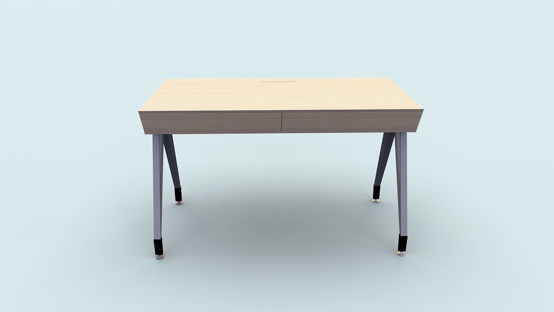 Modern Study Table 3D model | CGTrader