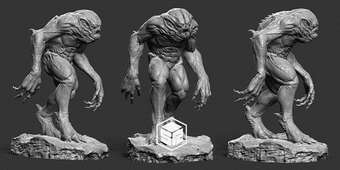 Creature 3D model 3D printable | CGTrader