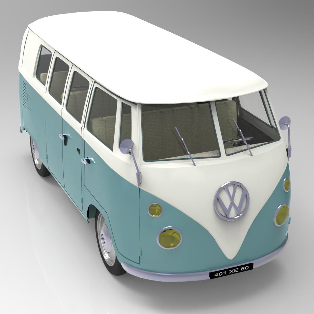 Volkswagen Combi Studio Max 3D model | CGTrader