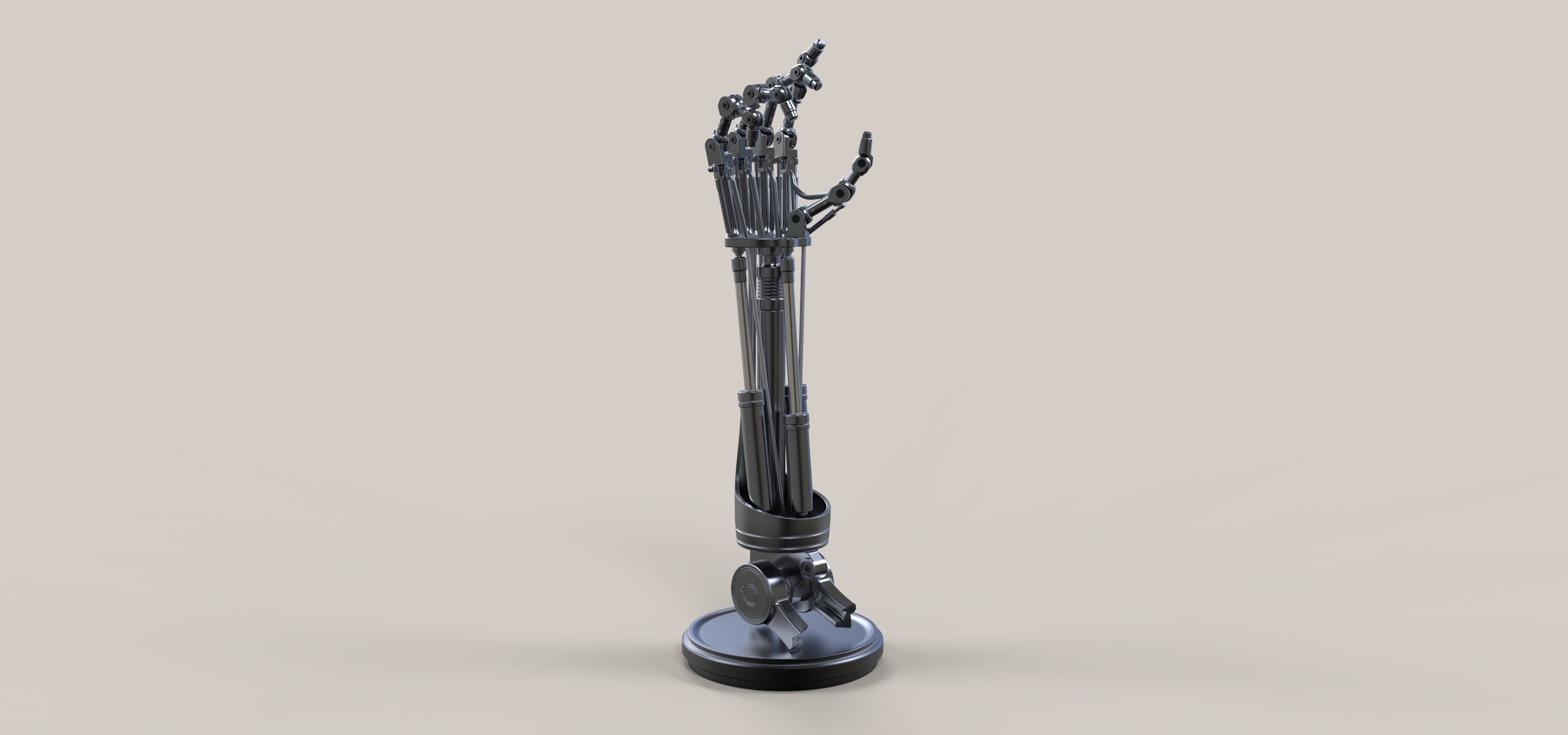 Arm of Terminator T800 3D model | CGTrader