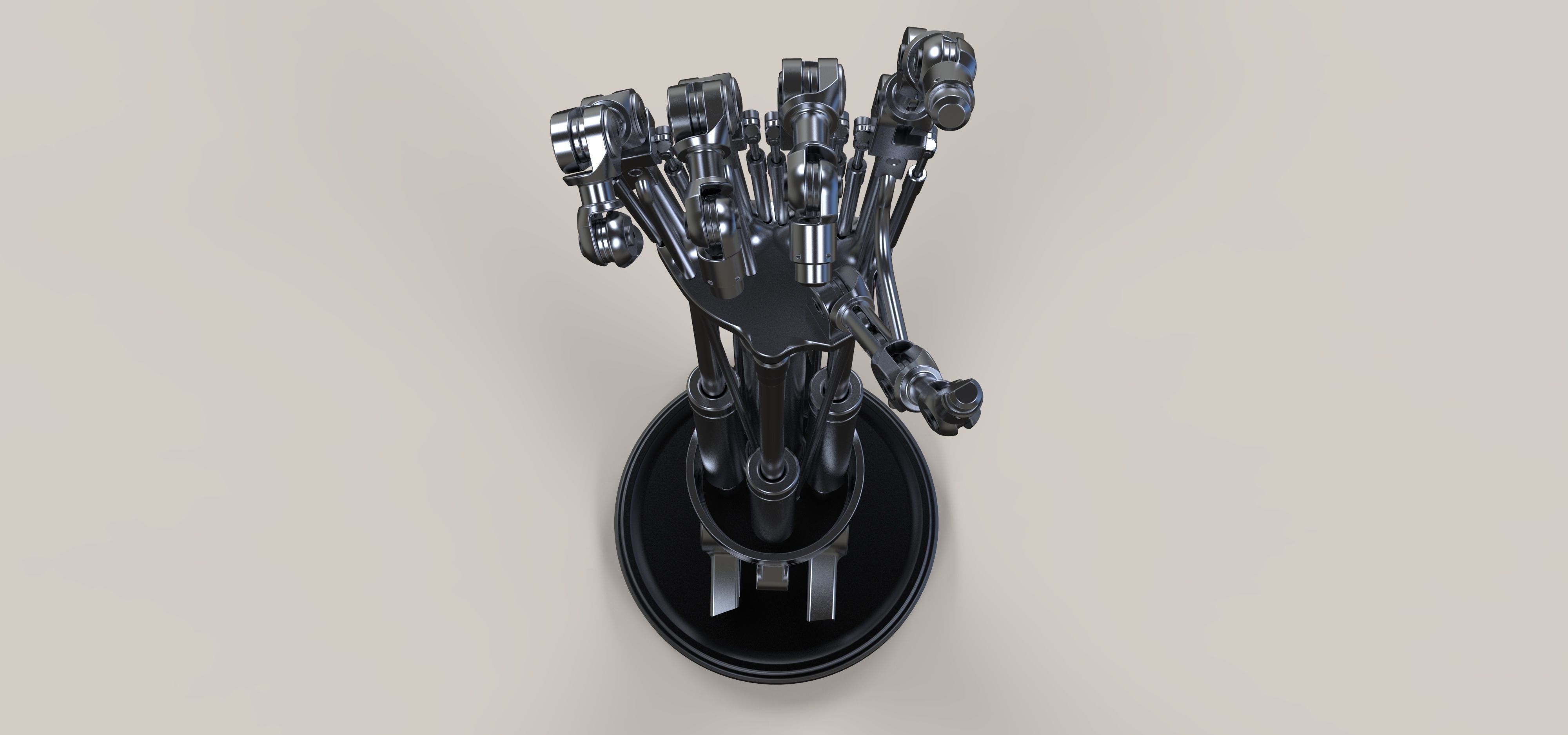 Arm of Terminator T800 3D model | CGTrader