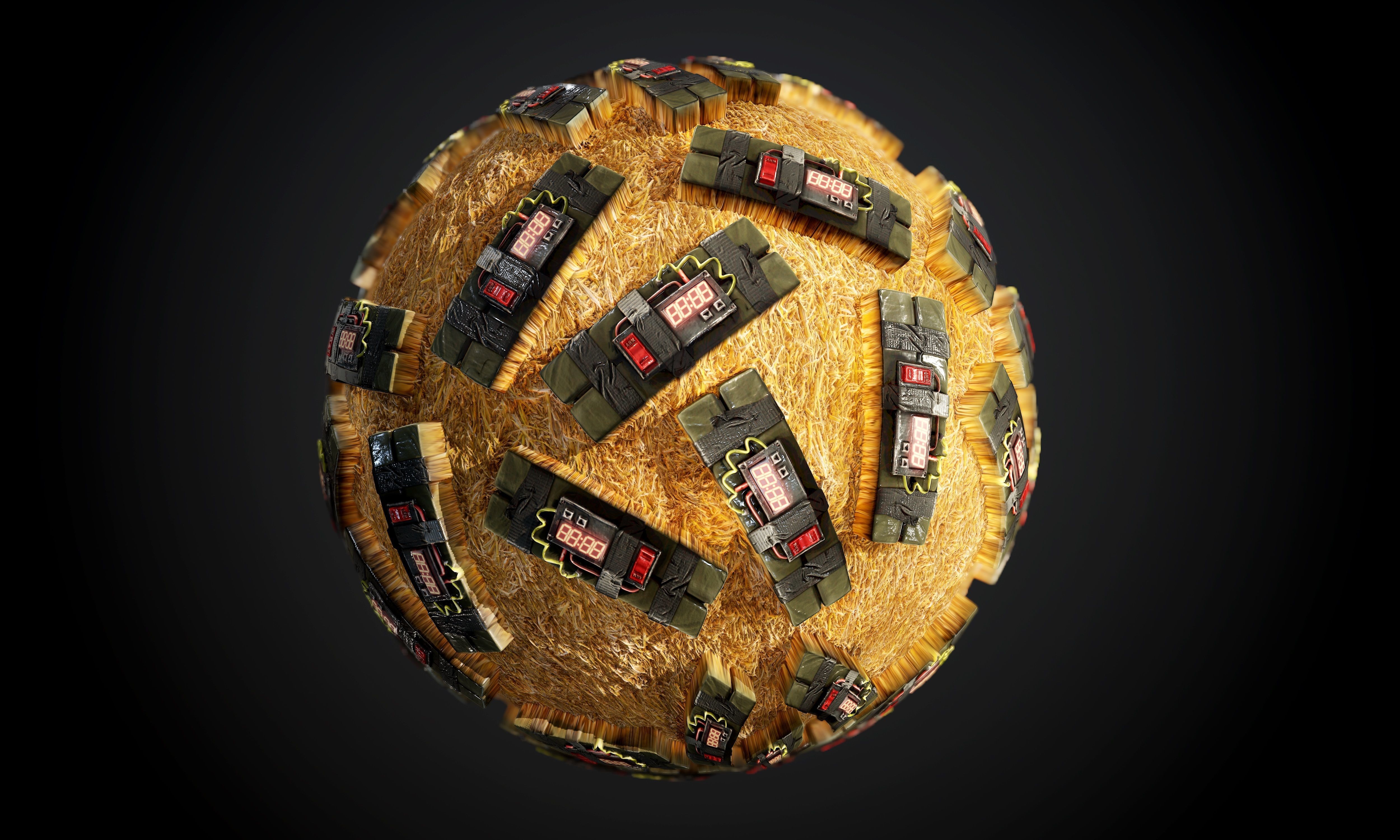 C4 Bomb Seamless PBR Texture Texture | CGTrader