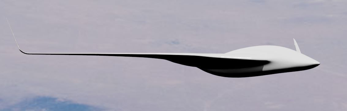 BWB Dolphin Drone 3D model | CGTrader