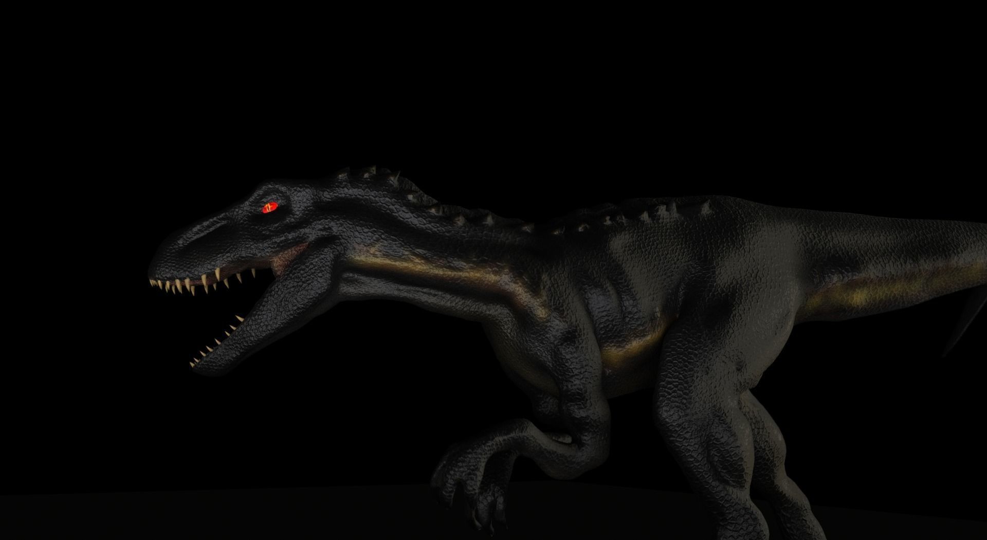 Indoraptor Rigged 2018 3D model animated rigged | CGTrader