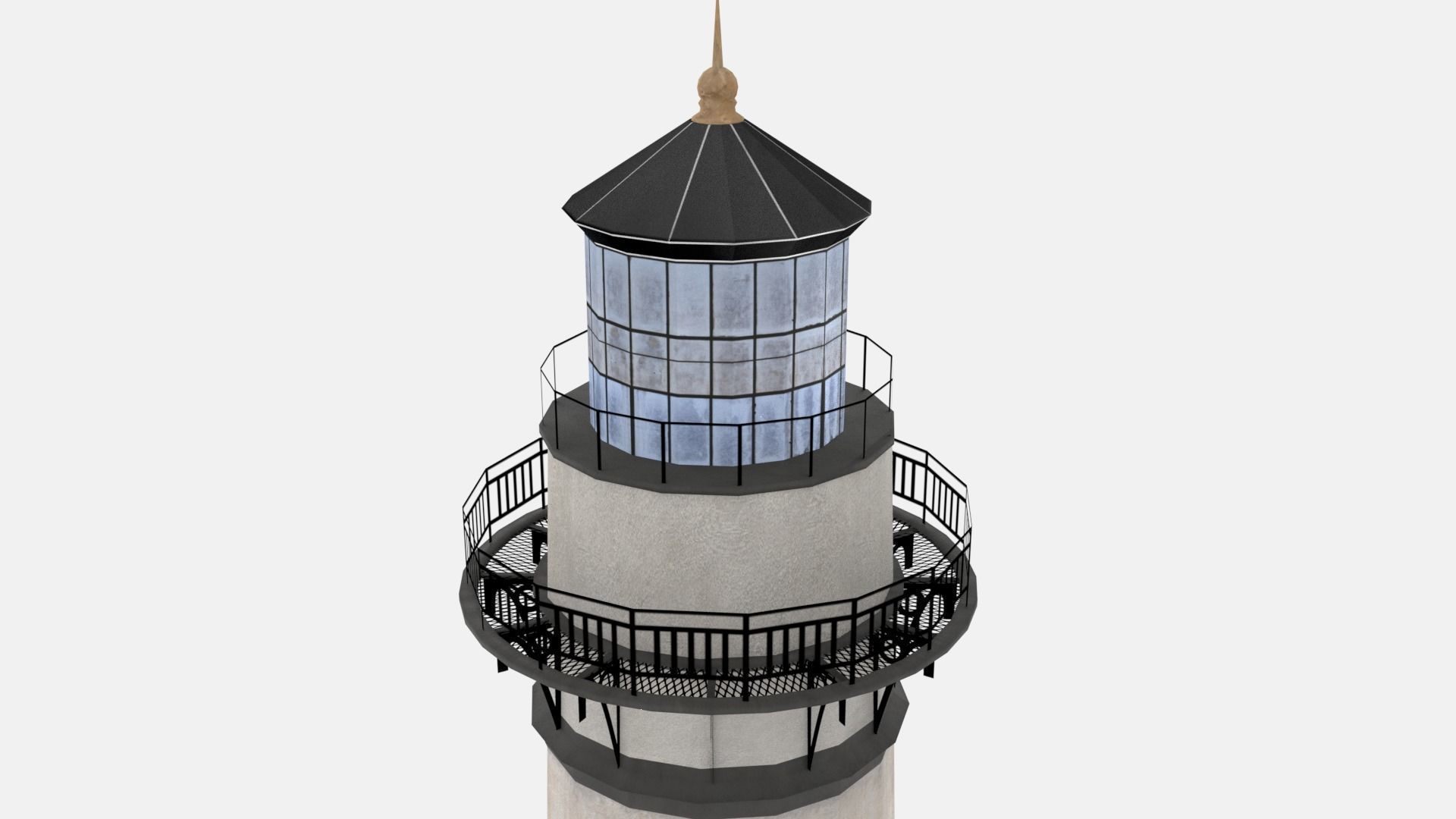 3D model Lighthouse - Low-poly PBR textured model VR / AR / low-poly ...