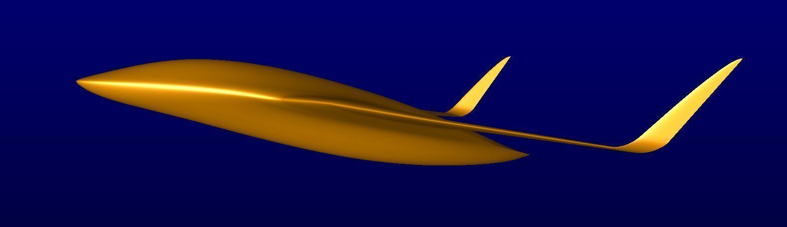 BWB MRay Drone 3D model | CGTrader