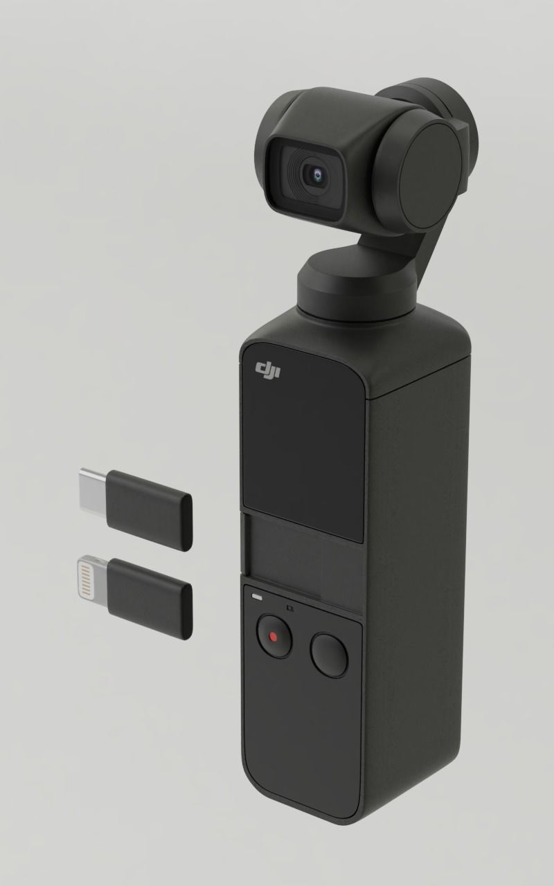 DJI Osmo Pocket 3D model rigged | CGTrader
